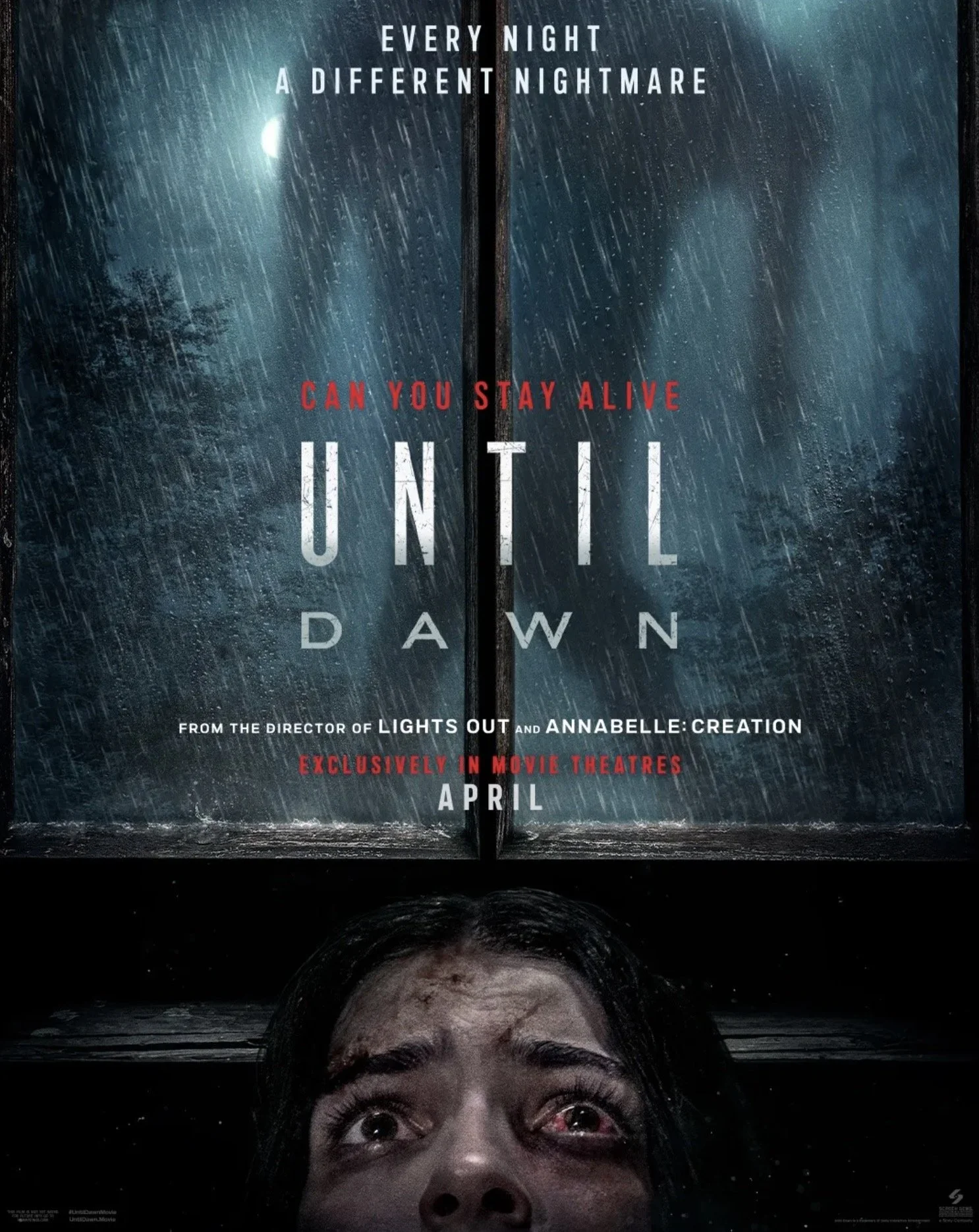 UNTIL DAWN Character Posters Spotlight Monsters in the Movie; New Trailer Drops Tomorrow ...